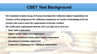 CTEL Test Information | PPT