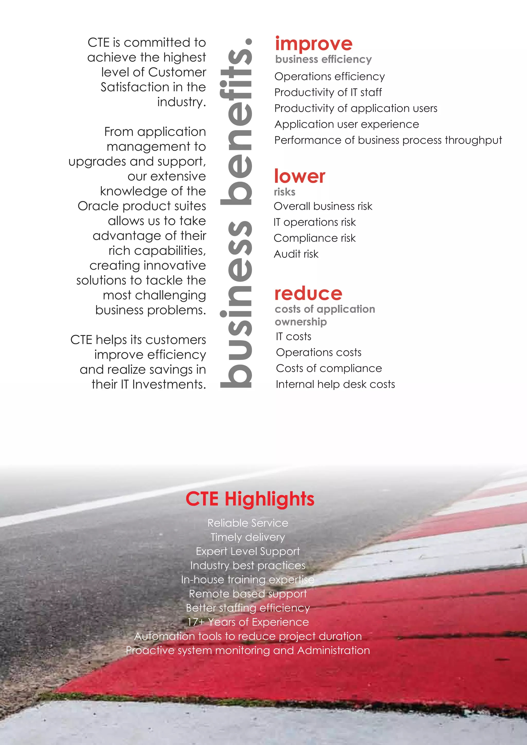 CTE Oracle Competency Brochure | PDF | IT and Internet Support | Internet