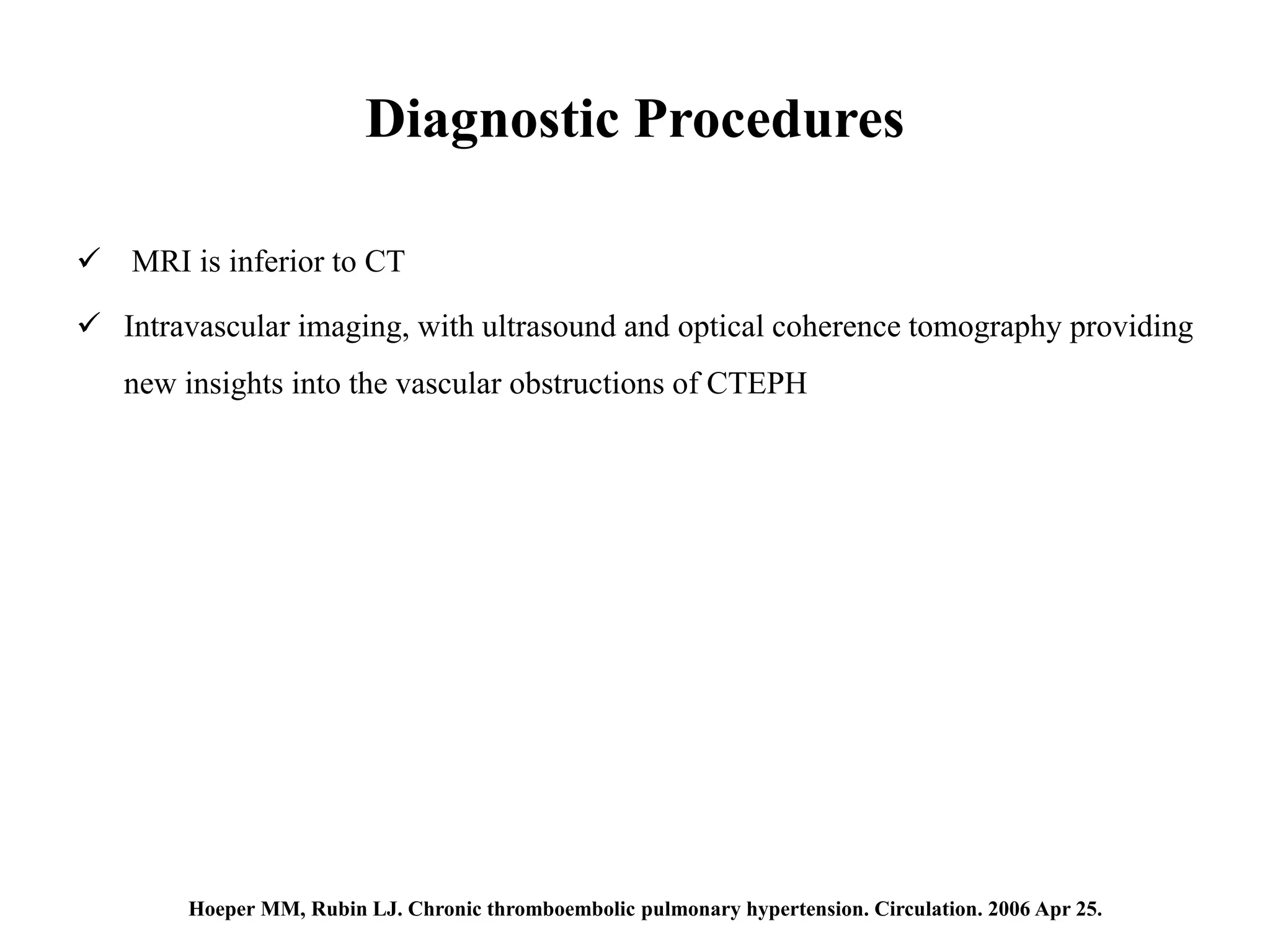 Chronic thromboembolic pulmonary hypertension (CTEPH) | PPTX