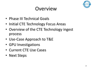 CTE Phase III | PPT