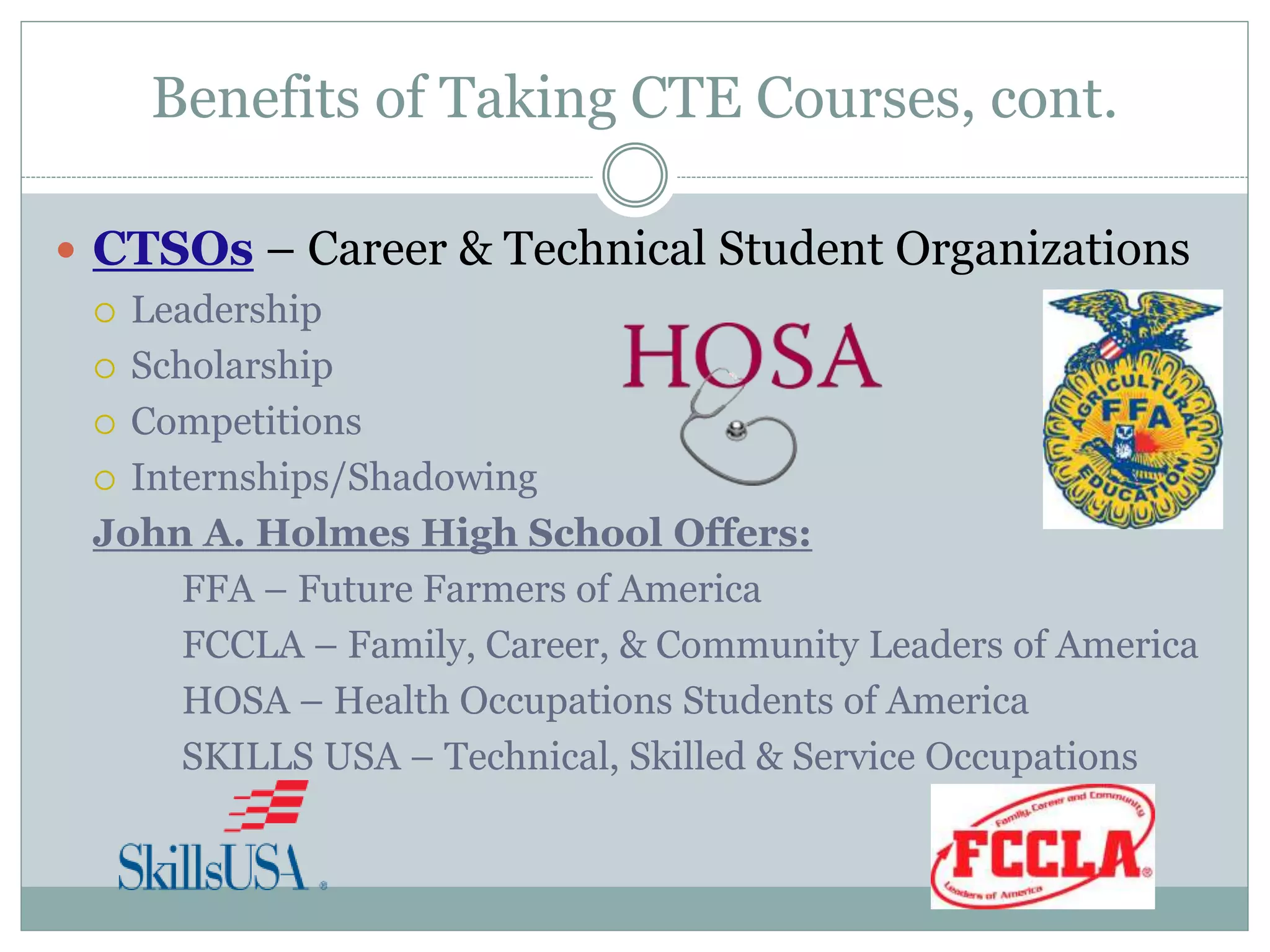 Introduction to CTE at JAH | PPTX