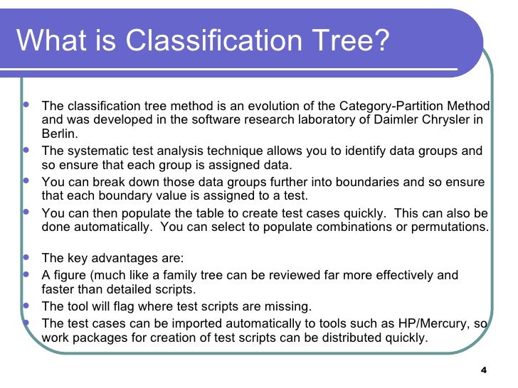 Classification Tree Method Software Testing Nixcitizen
