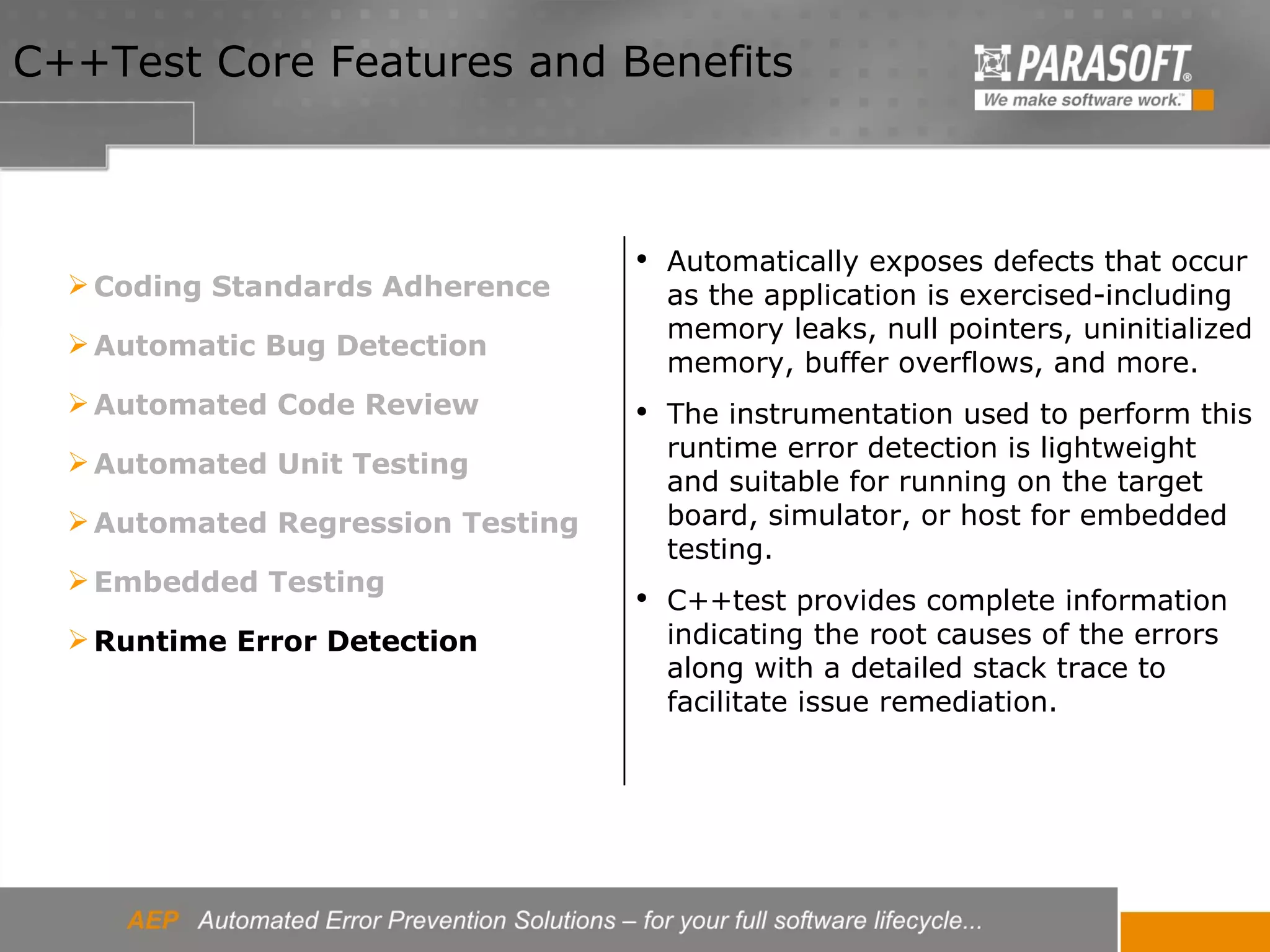 Introduction to Parasoft C++TEST | PPT