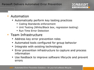 Introduction to Parasoft C++TEST | PPT
