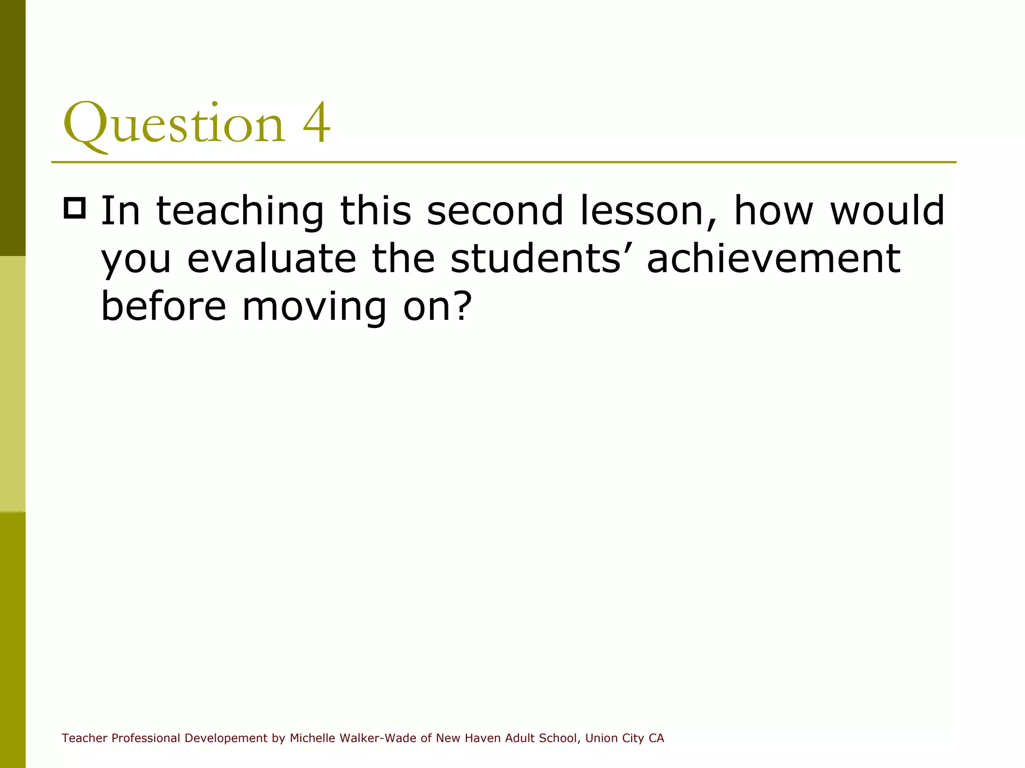 Using bloom's taxonomy to construct cohesive lesson objectives and ...