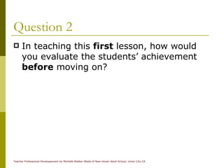Using bloom's taxonomy to construct cohesive lesson objectives and ...