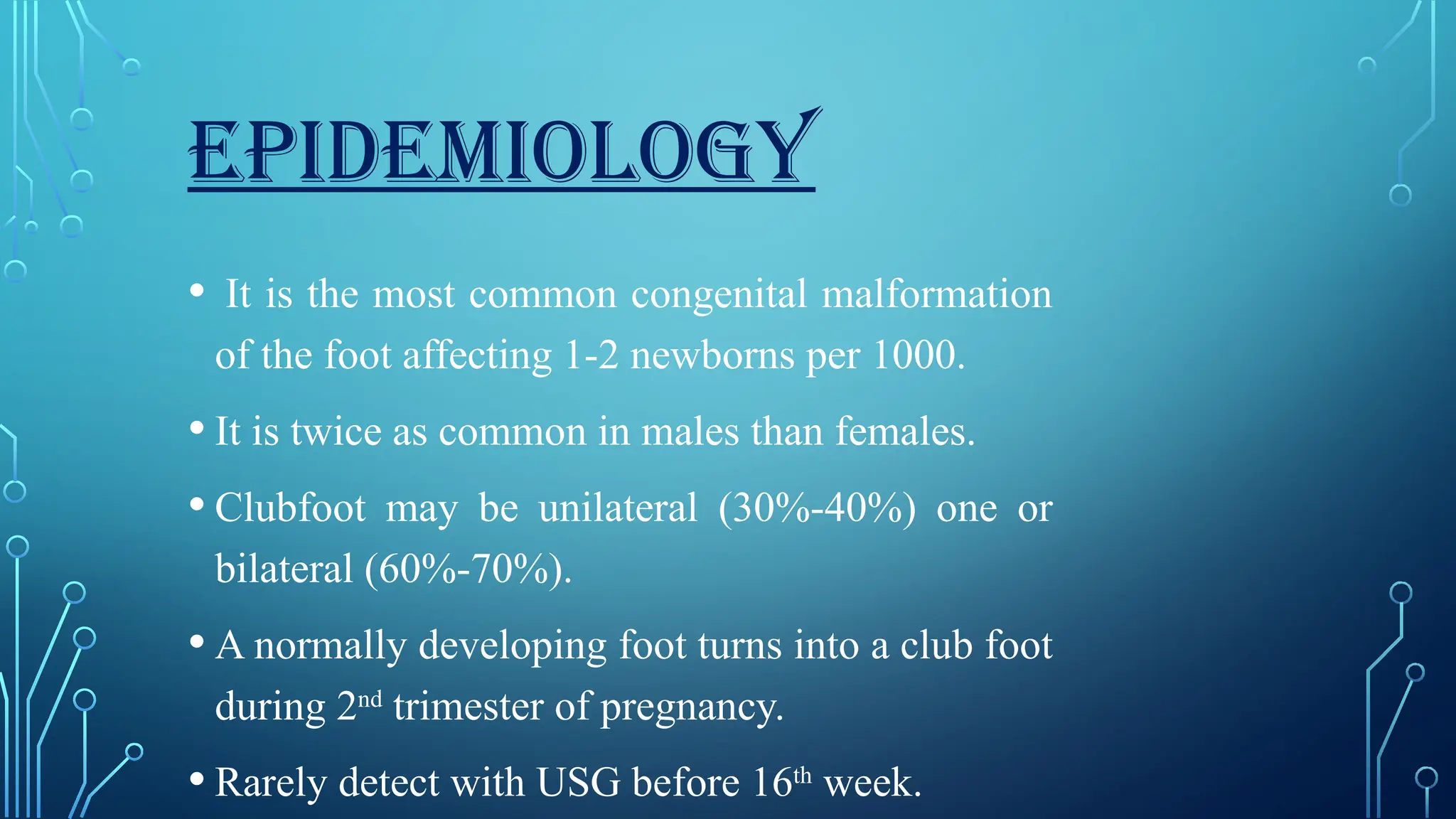 Club foot congenital disorders pediatrics | PPTX