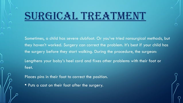 Club foot congenital disorders pediatrics | PPTX | Physical Therapy ...