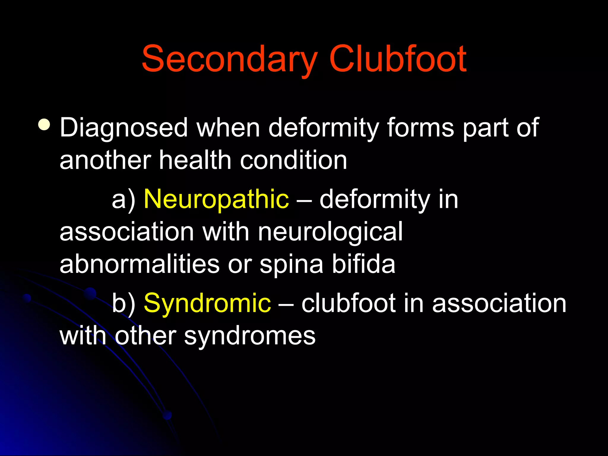 CONGENITAL TALIPES EQUINO VARUS | PPT
