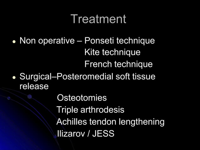 Congenital telipus equino varus, ctev , orthopaedic | PPT