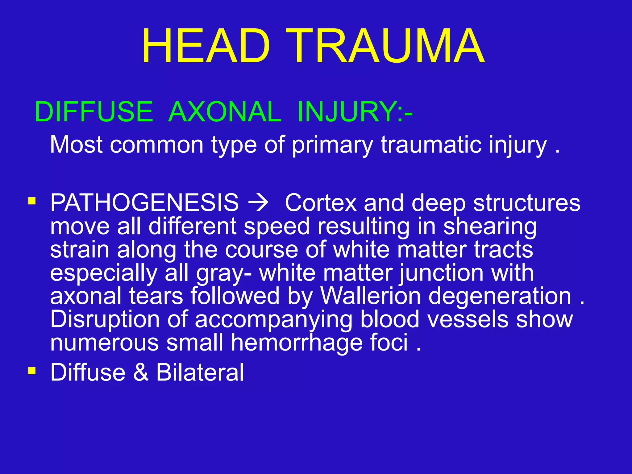 Head Trauma Ct Evaluation | PPT