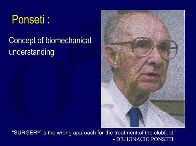 Surgical Versus Ponseti Approach for the Management of CTEV - Dr ...