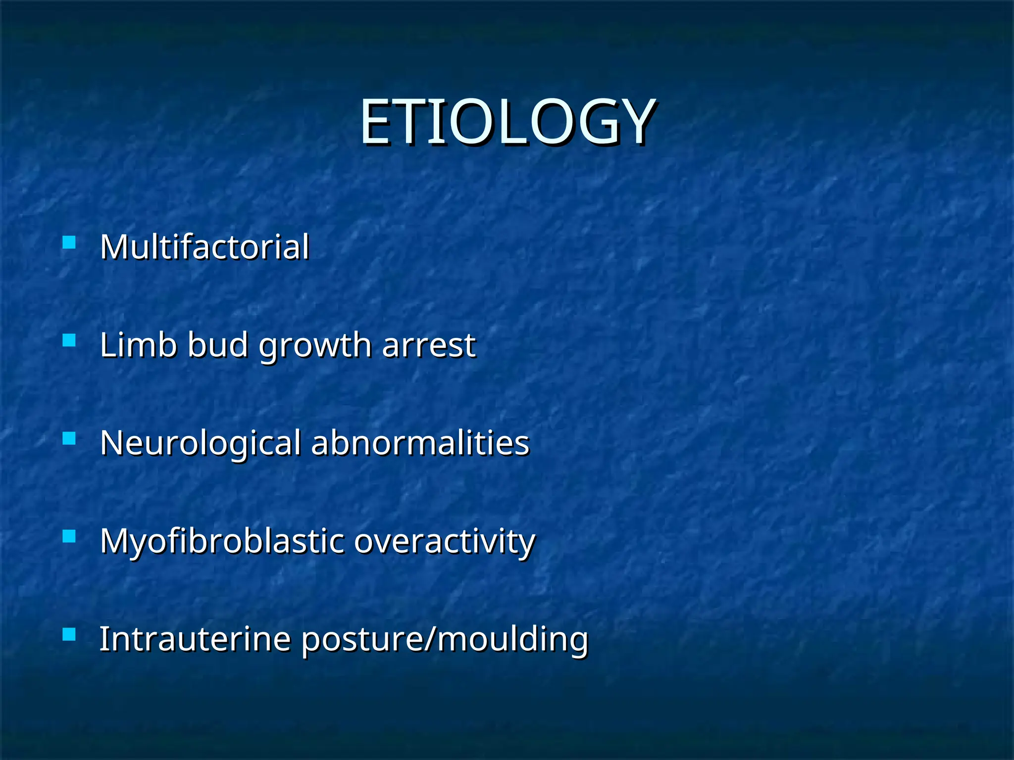 Congenital Talipes Equino Varus Deformity | PPT