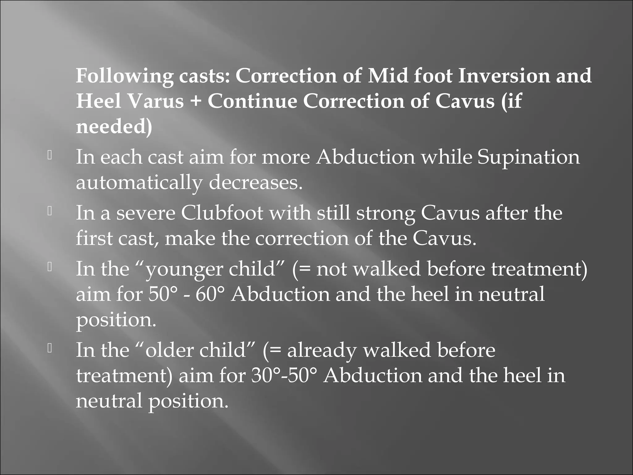 CTEV Pathoanatomy, Diagnosis, Conservative and Surgical Mx. | PPT