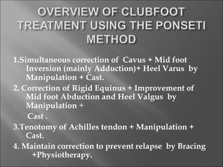 CTEV Pathoanatomy, Diagnosis, Conservative and Surgical Mx. | PPT