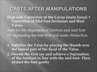 CTEV Pathoanatomy, Diagnosis, Conservative and Surgical Mx. | PPT