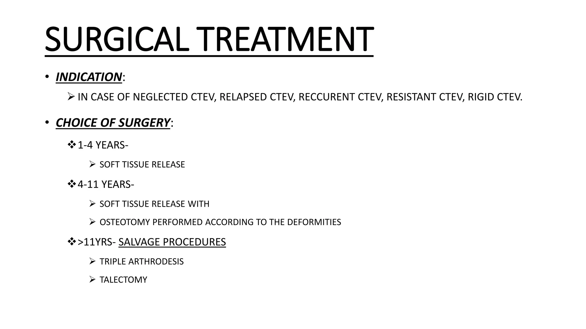 Congenital talipes equinovarus (club foot/ctev) ppt by Dr Pratik | PPTX