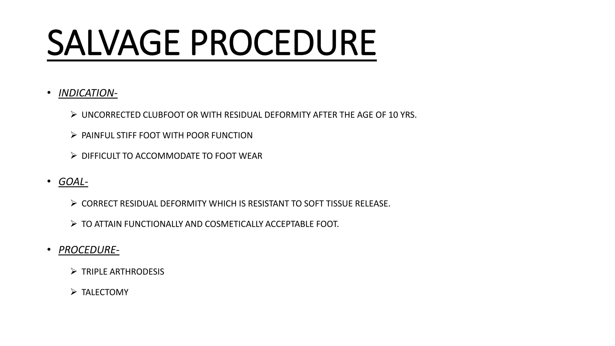Congenital talipes equinovarus (club foot/ctev) ppt by Dr Pratik | PPTX