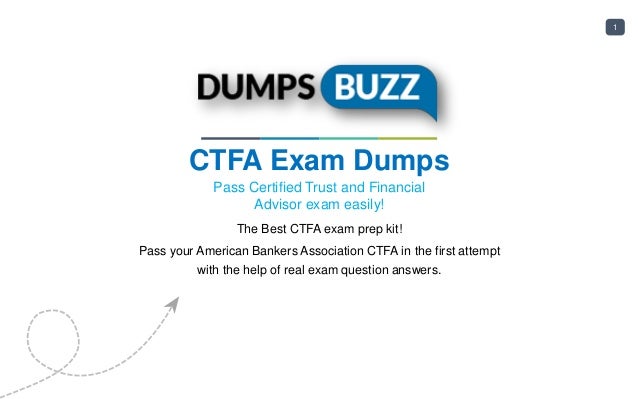 American Bankers Association Ctfa Practice Test To Pass Ctfa Test Questions