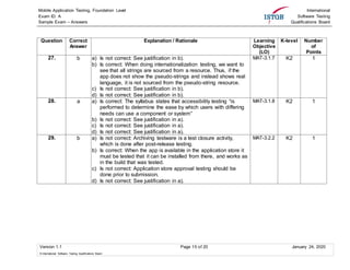 ISTQB Performance Tester Sample Questions | PDF