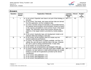 ISTQB Performance Tester Sample Questions | PDF