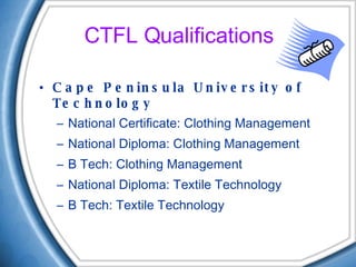 Ctfl Seta Careers Guide | PPT