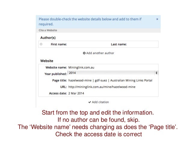 Cite This For Me tutorial