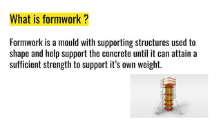 Ct formwork presentation | PPT