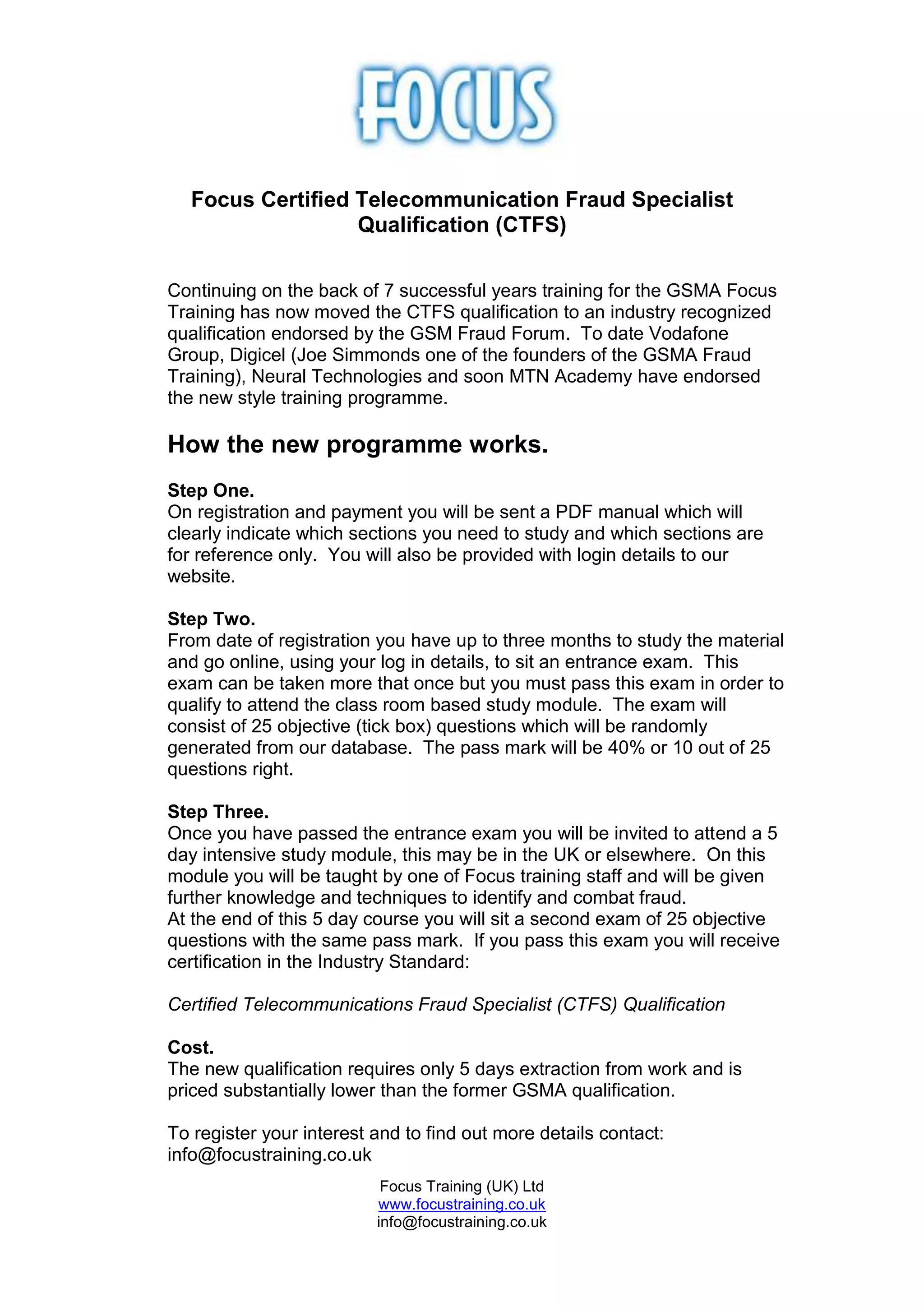 Ctfs how it works v2 | DOCX | Educational Assessment | Education