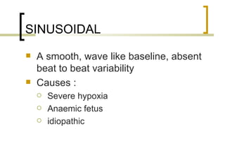 Cardiotocography (CTG) | PPT