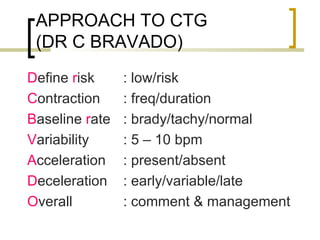 Cardiotocography (CTG) | PPT