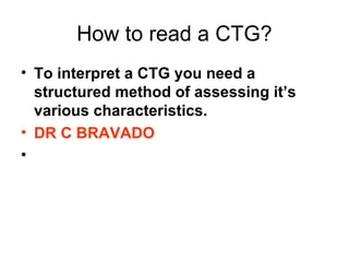 cardiotocograhy | PPT