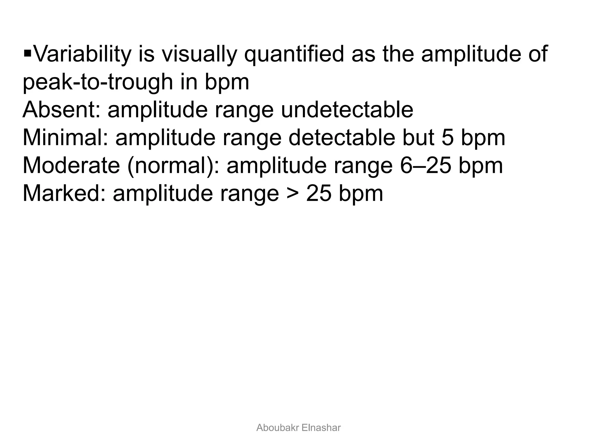 Cardiotocography: CTG antepartum and intrapartum | PDF