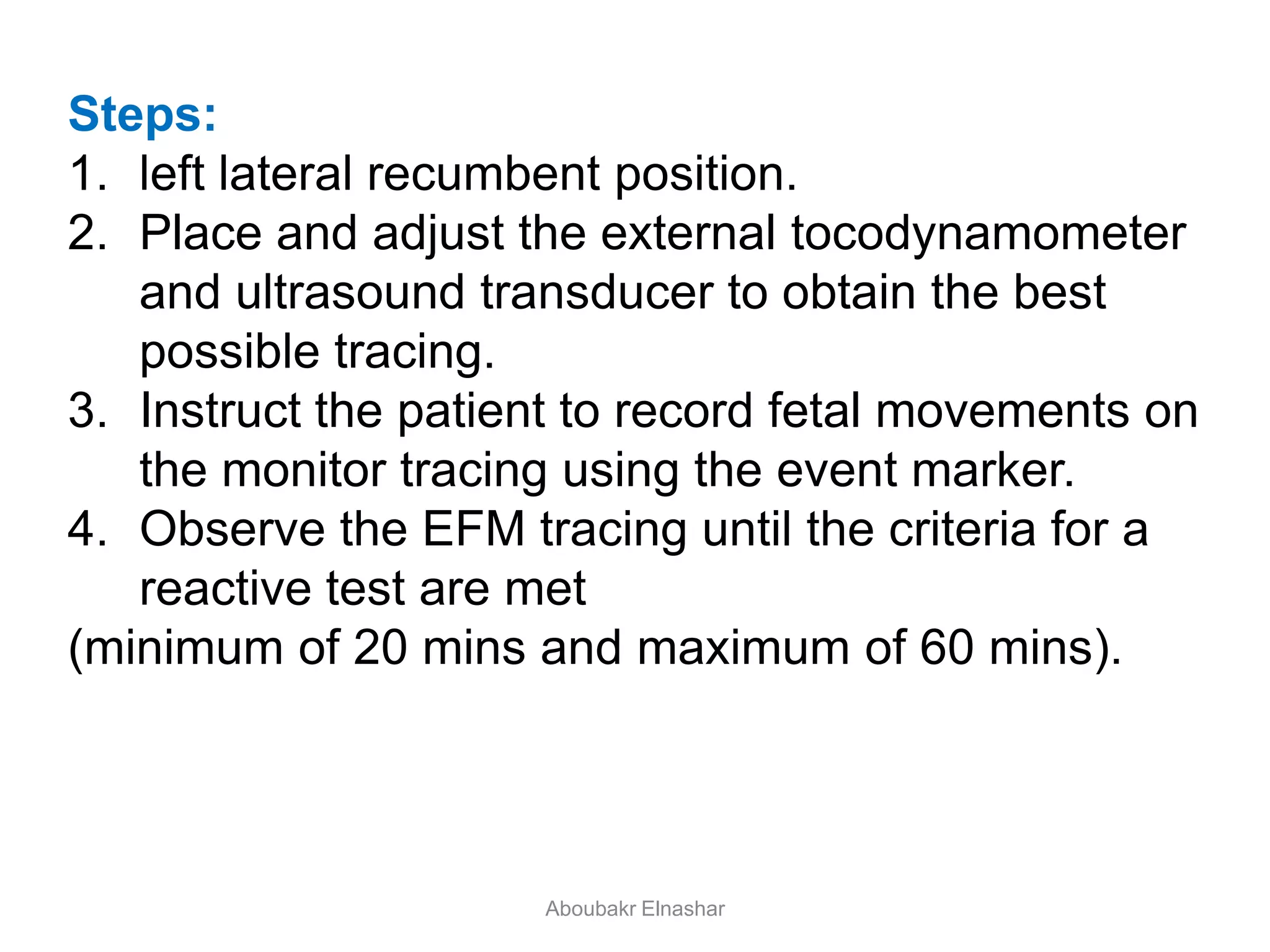 Cardiotocography: CTG antepartum and intrapartum | PDF