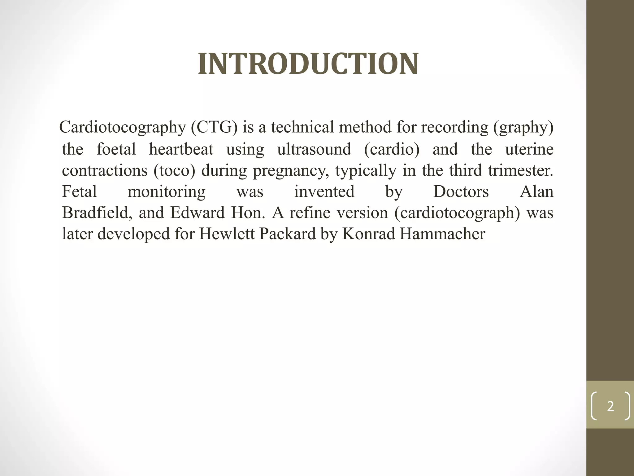 Cardiotocography | PPTX