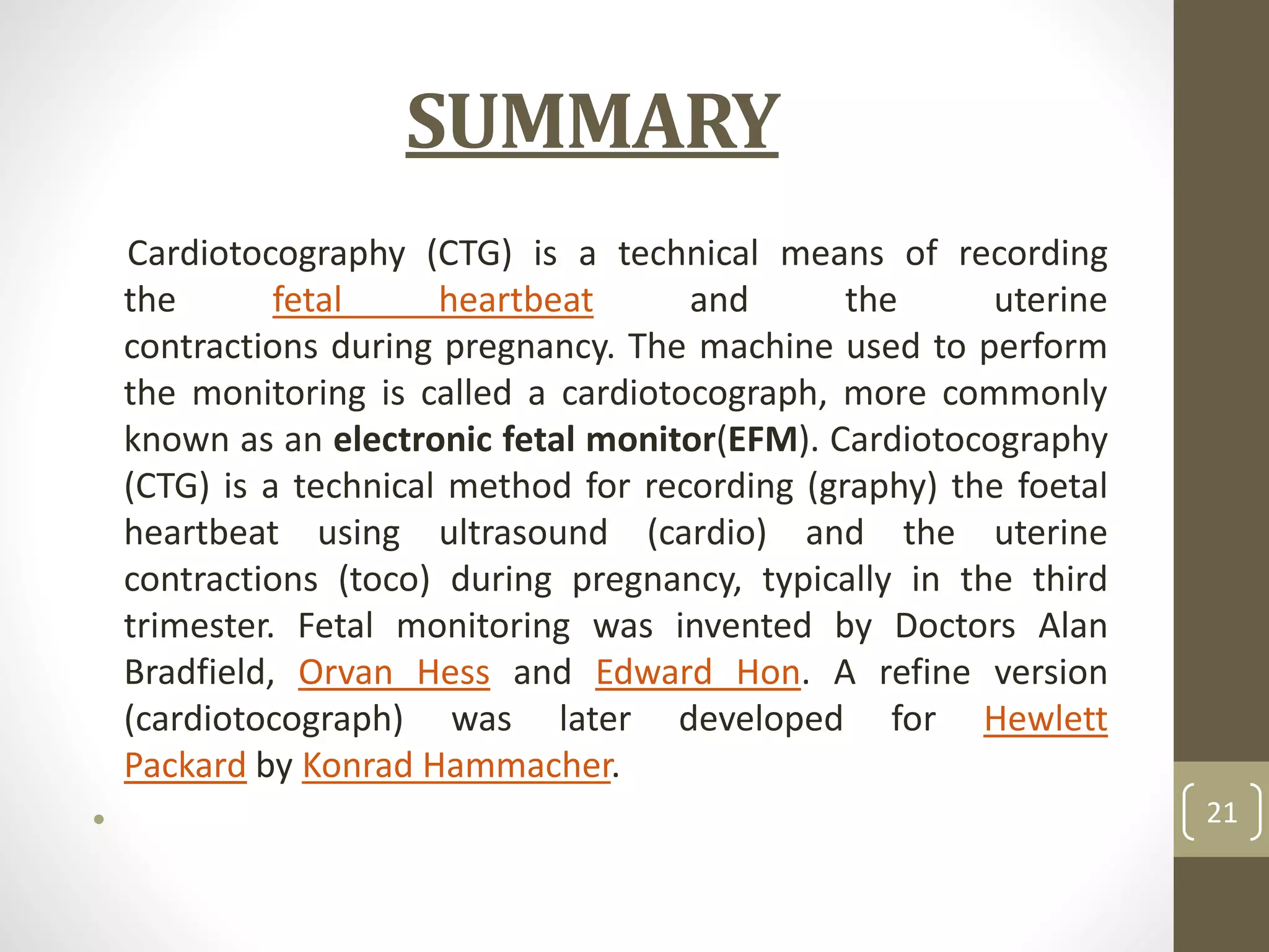 Cardiotocography | PPTX