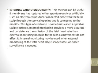 Cardiotocography | PPTX