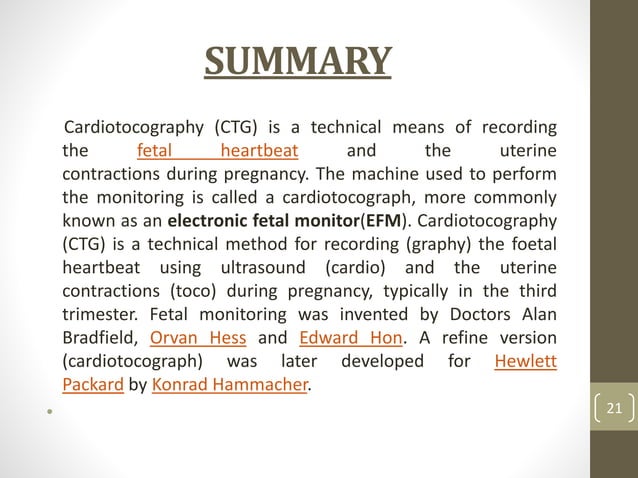 Cardiotocography | PPTX | Pregnancy | Reproductive Health