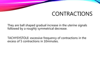 ELECTRONIC FETAL MONITORING CARDIOTOCOGRAPH IN THE MANAGEMENT OF LABOUR ...
