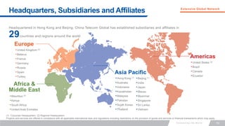 China Telecom Global | PPTX | Computer Networking | Computing