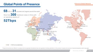 China Telecom Global | PPTX | Computer Networking | Computing