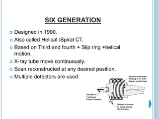 Basic of CT- scan Generation / Radiology | PPTX | Medical Tests ...