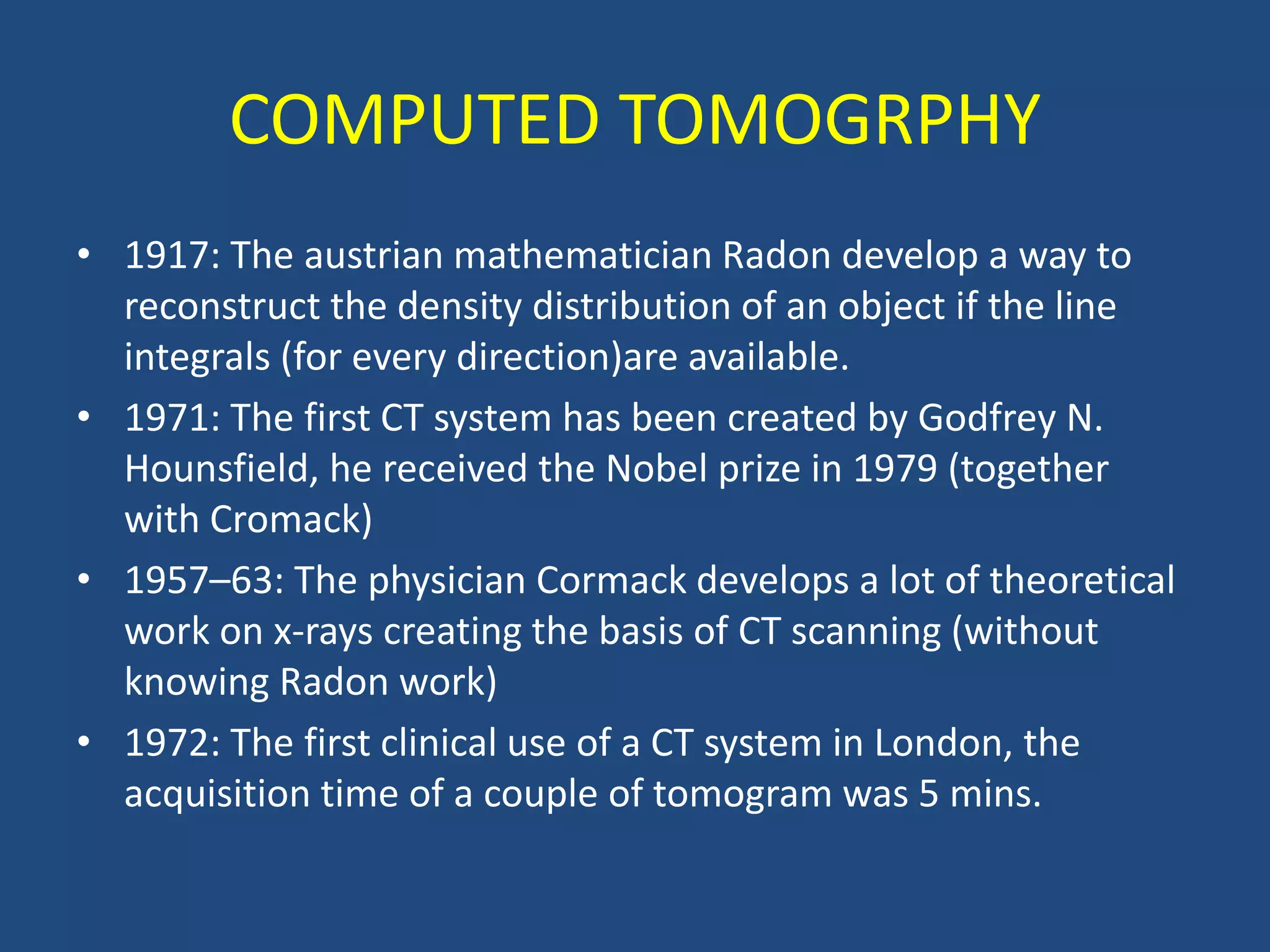 CT Generation (Generation of CT) | PPTX