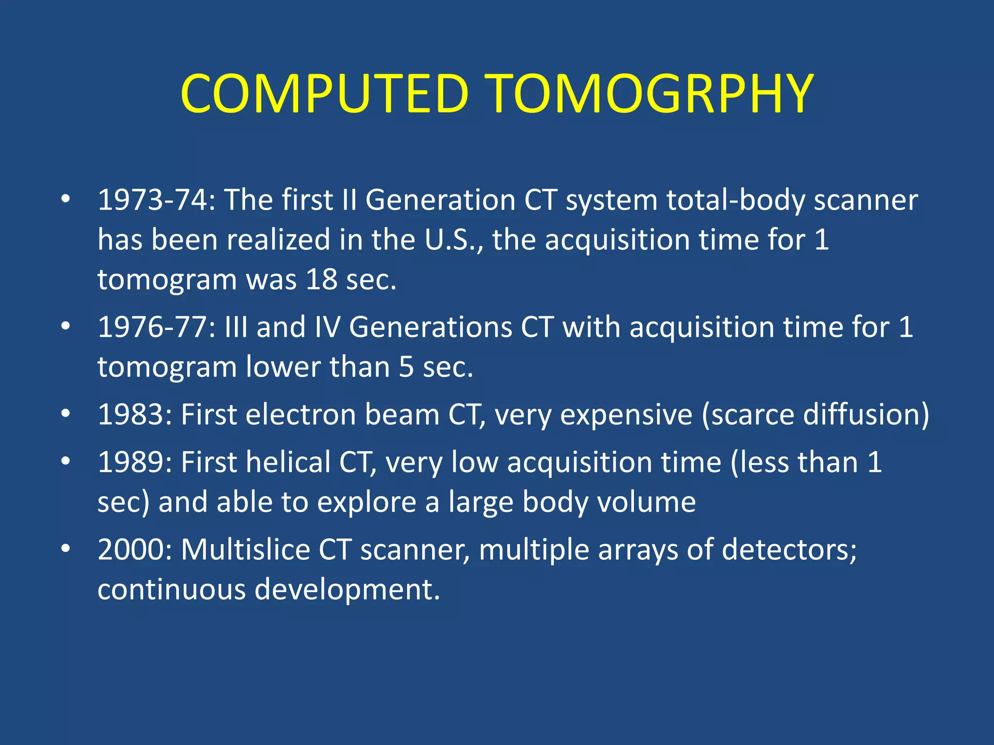 CT Generation (Generation of CT) | PPTX