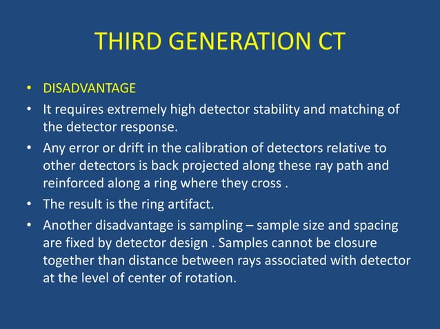 CT Generation (Generation of CT) | PPTX | Medical Tests | Medical Health