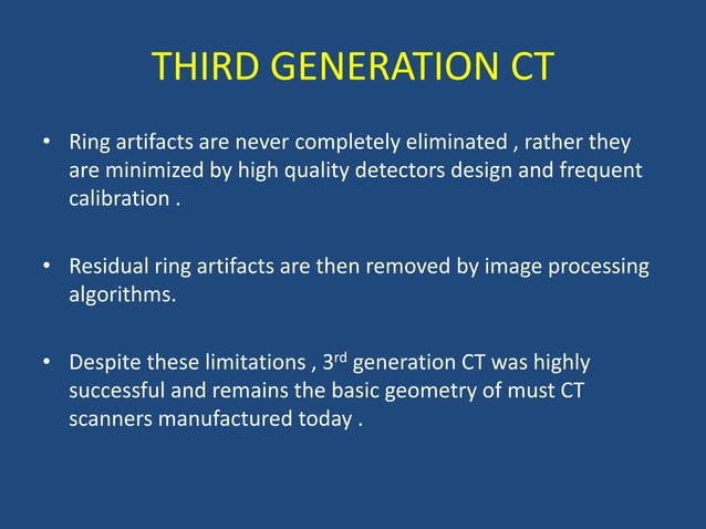 CT Generation (Generation of CT) | PPTX | Medical Tests | Medical Health
