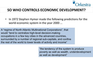 CTGE Session 2 Globalisation and Development | PPT