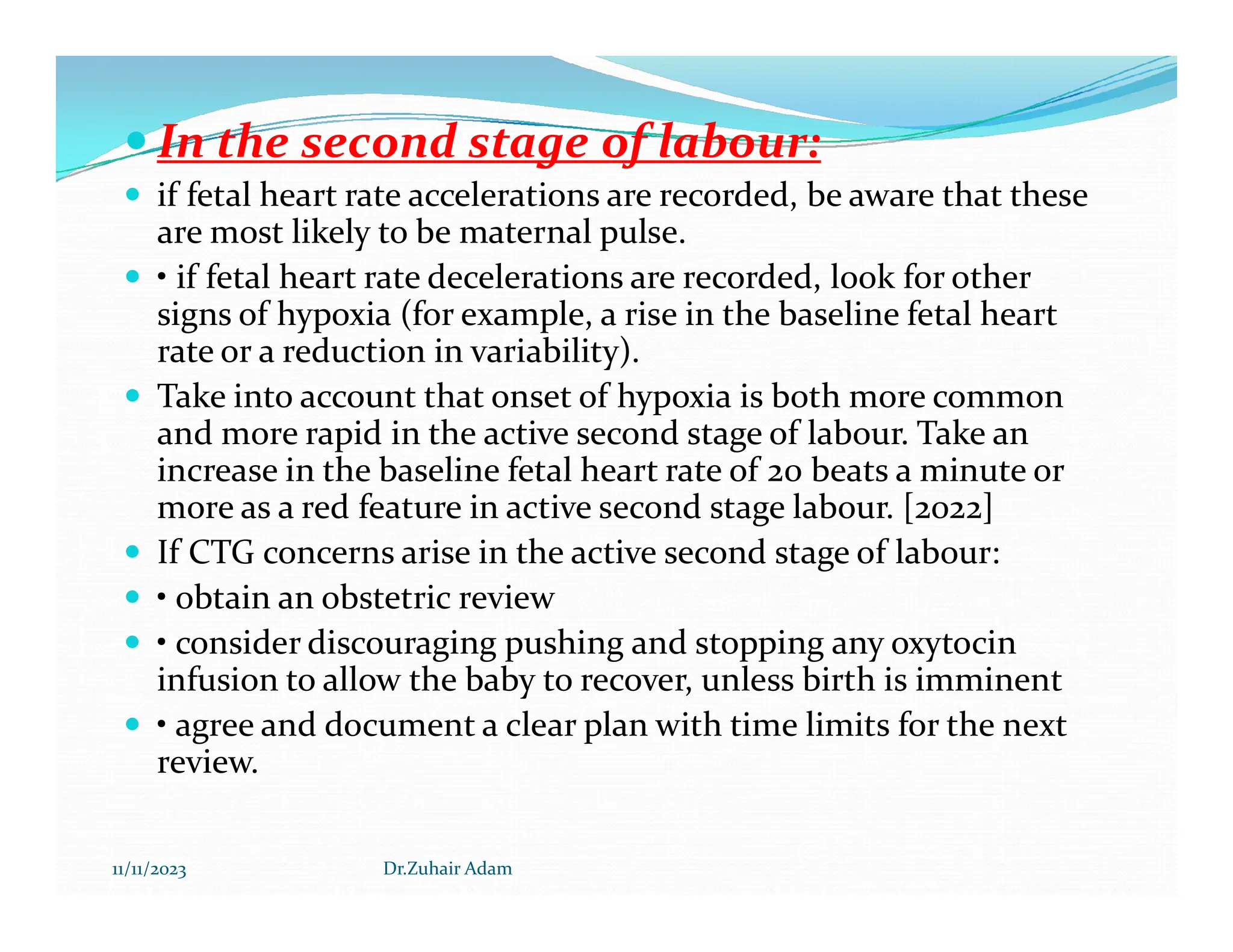 CTG INTERPRETATION Dr zuhair 2023.pdf