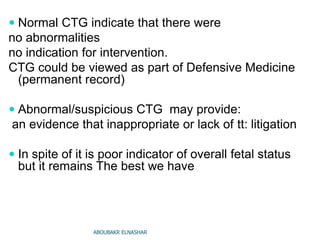 CTG introduction | PDF