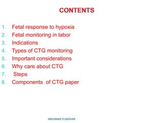 CTG introduction | PDF